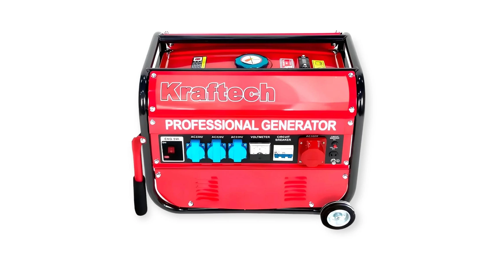 Kraftech 9500W áramfejlesztő aggregátor 4 ütemű motorral